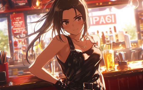 Download Ai Generated Woman Bar Royalty Free Stock Illustration