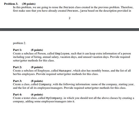 Solved Personjava Class Public Class Person Private