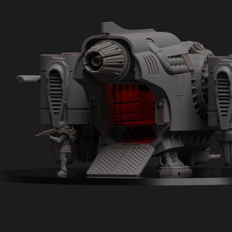 3d Printable Auxilia Thrush Class Shuttle By Divergingrealm