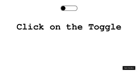 Toggle Mode Forked Codesandbox