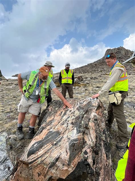 Geologist At Work