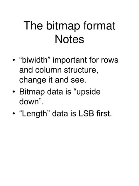 Ppt Bitmap Files And Manipulation Using Matlab Powerpoint