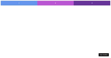 display flex codesandbox