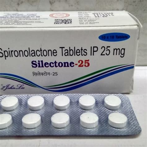 Buy Silectone 25 Mg Spironolactone 10 Tablets