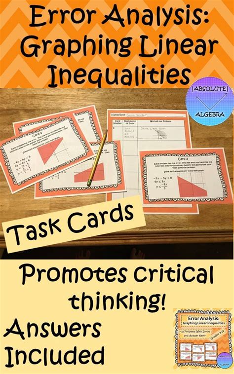 Graphing Inequalities Error Analysis Google Forms And Printable Graphing Inequalities