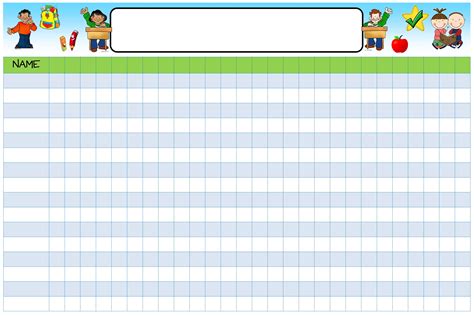 Personalized Classroom Attendance Poster