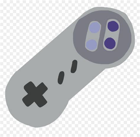 Snes Controller Simple Art No Background Variant Vector Snes