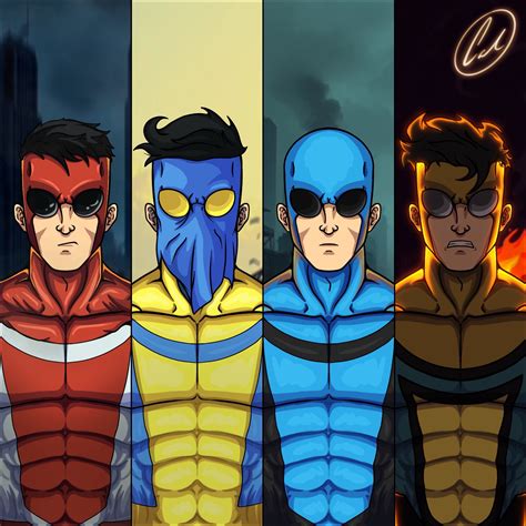 Invincible Variants By Calmorley On Deviantart
