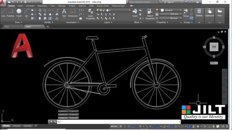 Autocad 2d Bicycle Basic To Advance Level YouTube