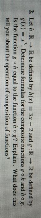 Solved Let H R Rightarrow R Be Defined By H X X And Chegg Com