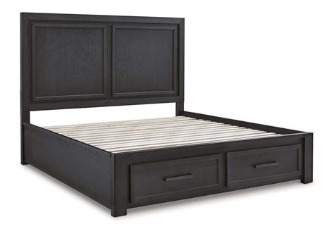 Foyland California King Panel Storage Bed