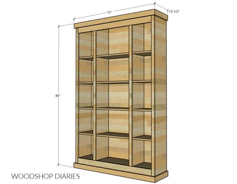 How To Build A Classic Bookcase With Building Plans