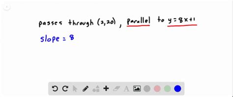 SOLVED Write An Equation For A Linear Function Whose Graph Has The Given Characteristics See