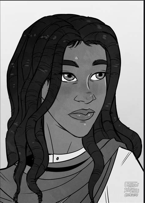 Elyn Headshot Drawing Art Comics Tapas Forum