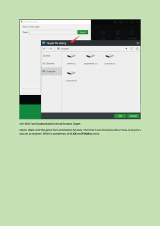 Steam Backup Game Files DOCX Operating Systems Computer Software And Applications