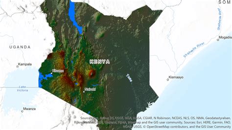 Kenya Population Density 2020 Spatialnode