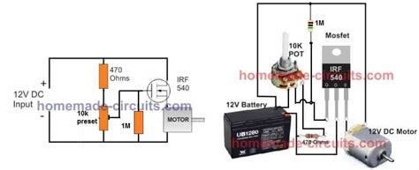 The Article Presents 3 Types Of Dc Motor Speed Controller Circuits