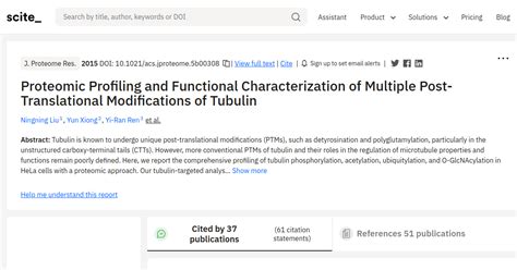 Proteomic Profiling And Functional Characterization Of Multiple Post