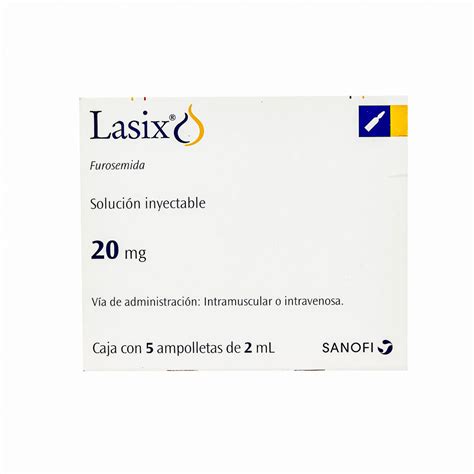 Lasix 20mg 5 Amp X 2ml