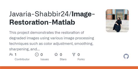 Github Javaria Shabbir24image Restoration Matlab This Project