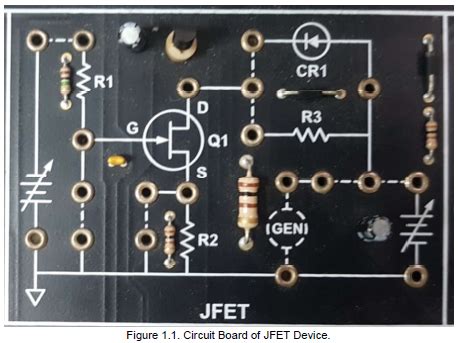 Solved 1 1 Draw In LTSPICE The Schematic Diagram Of JFET Chegg Com
