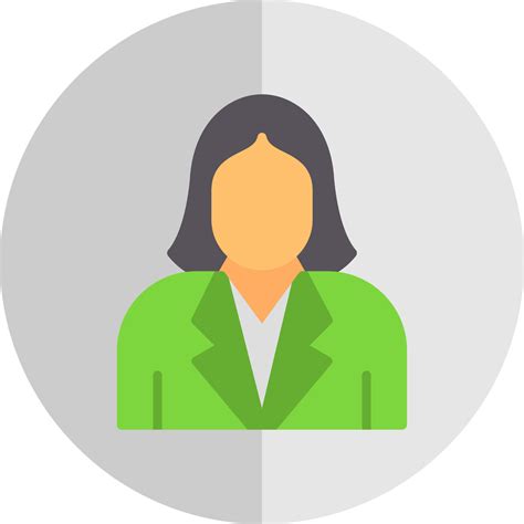 Female Employee Vector Icon Design Vector Art At Vecteezy