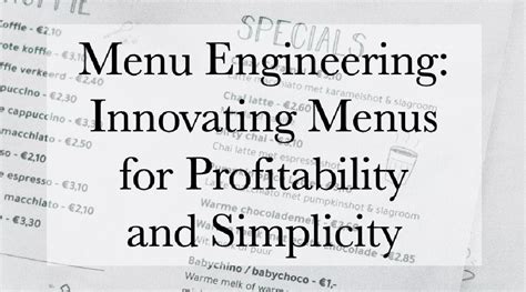 Get Great Tips On Restaurant Menu Optimization And Boost Your Profits 2024