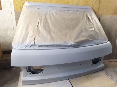 Крышка багажника готова к покраске — Audi 80 B4 1 8 л 1992 года кузовной ремонт Drive2