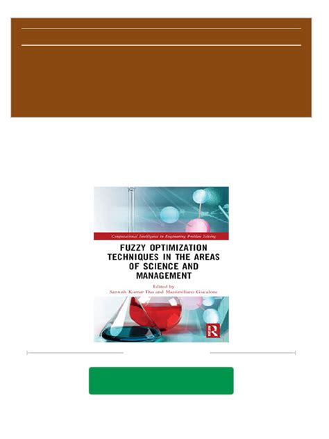 Fuzzy Optimization Techniques In The Areas Of Science And Management