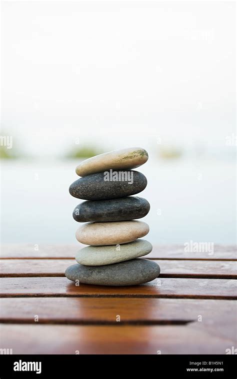 Stack Of Pebbles Stock Photo Alamy