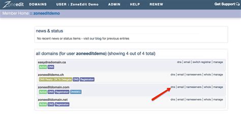 zoneedit managing caa records