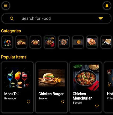 A Food Delivery App Ui Using Flutter
