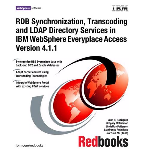 Rdb Synchronization Transcoding And Ldap Directory Services Pdf