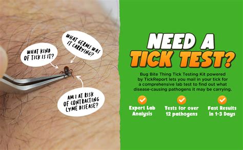 Bug Bite Thing Tick Testing Kit Powered By Tickreport With