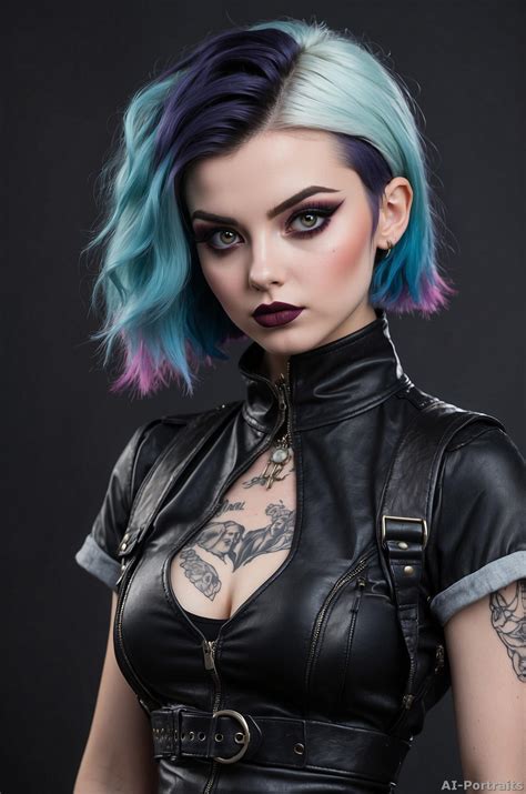 Alt Girl 036 By Ai Portraits On Deviantart