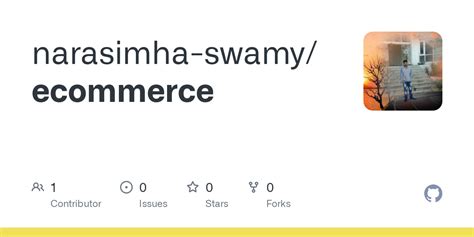 GitHub Narasimha Swamy Ecommerce