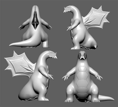 🐉 Pokemon Baxcalibur・ Stl File For 3d Printing・cults