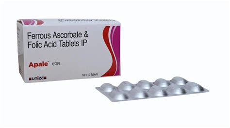 Apale Ferrous Ascorbate And Folic Acid Tablets At ₹ 1030 Box Ferrous Ascorbate Tablet In Kadi