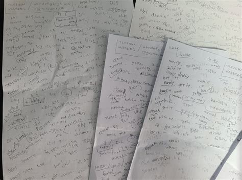 Bad Korean Handwriting