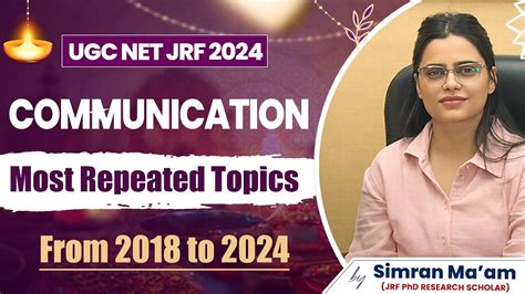 Most Repeated Topics Communication Nta Ugc Net Apni University By Simran Mam Youtube