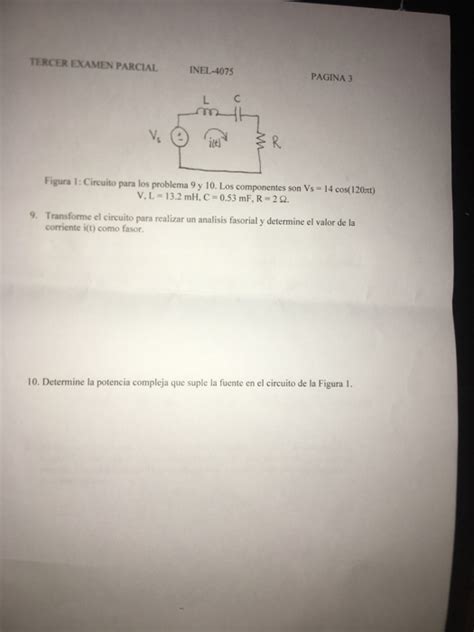 solved 9 transform the circuit to perform a phasor analysis