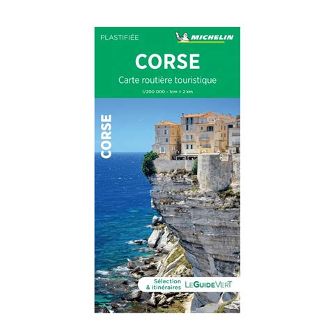 Carte Routière Touristique Corse 614 Michelin Boutique De L