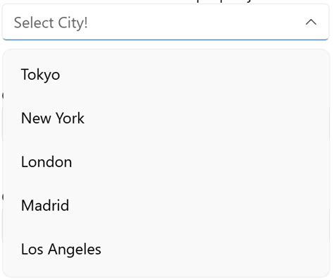 Telerik Combobox For Net Maui All You Need From A Dropdown