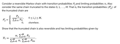 [solved] consider a reversible markov chain with transitio