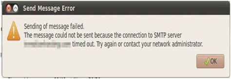 Sending Of Error Message Failed Techyv Com