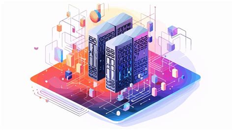 Isometric Quantum Computing Supercomputing Technology Concept Premium Ai Generated Vector