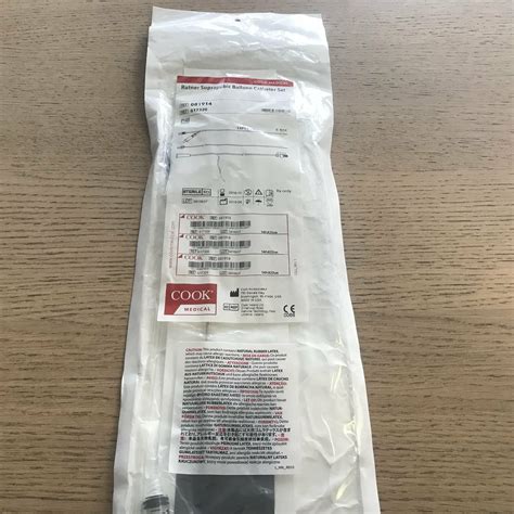 New Cook G17320 Rutner Suprapubic Balloon Catheter Set 14fr22cm X