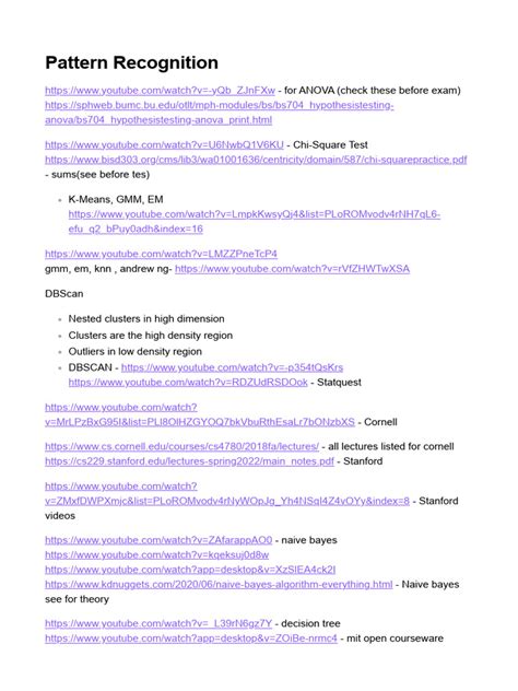 Pattern Recognition Resources Compiled Pdf Support Vector Machine