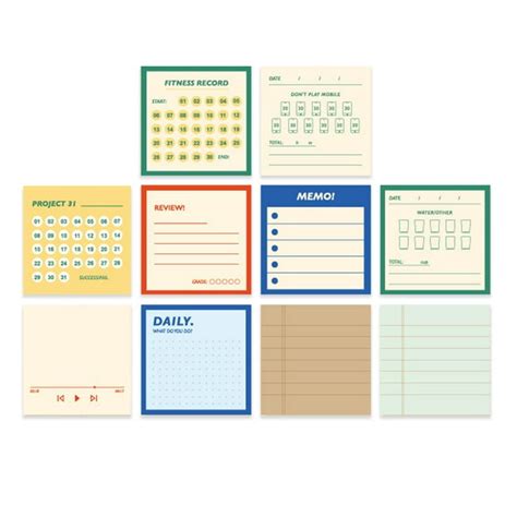 Memo Sheets With Cube Note Paper For Taking Notes And Reminders Work Business Desk College
