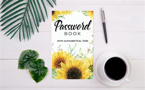 Password Organizing Book With Alphabetical Sections Log